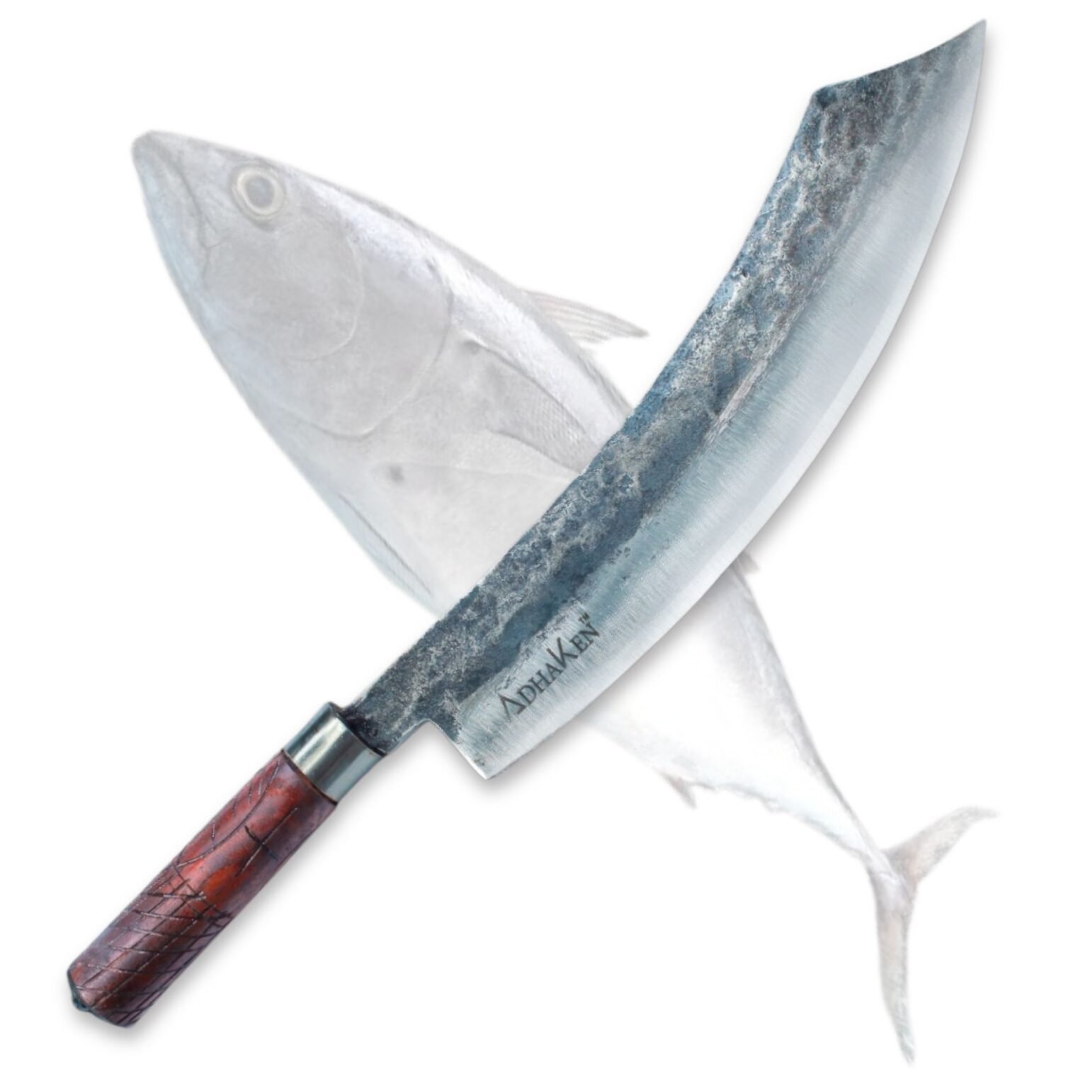 Handmade Big Fish Cutting Knife 550 Gram - AUTHENTIC RAMPURI KNIVES